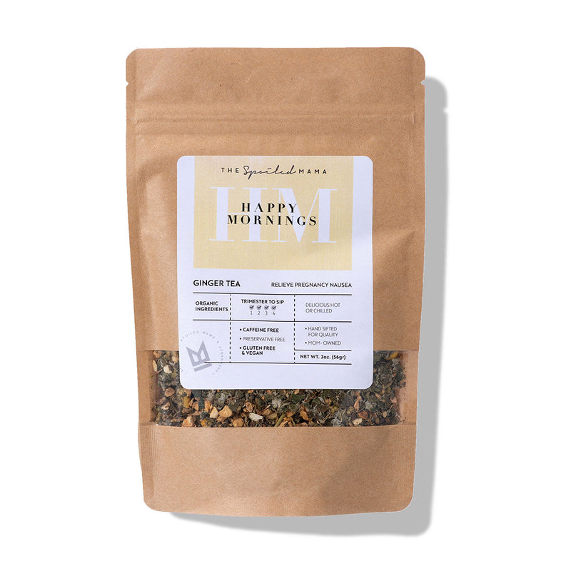 Happy Mornings Tea – Pregnancy Nausea Organic Tea | The Spoiled Mama
